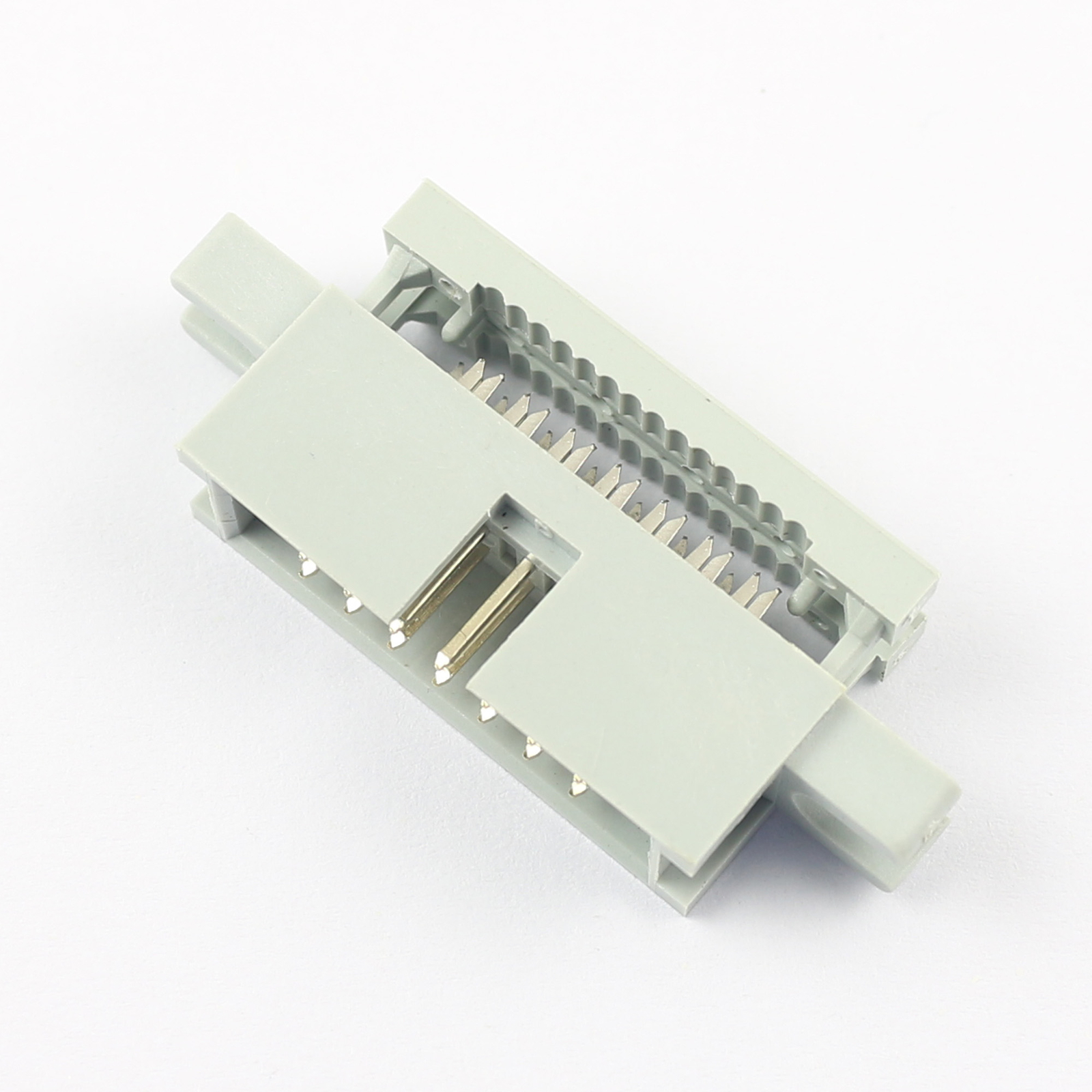 50Pcs 2.54mm 2x7Pin 14 Pin IDC Male Box Header Flat Cable Connector ...