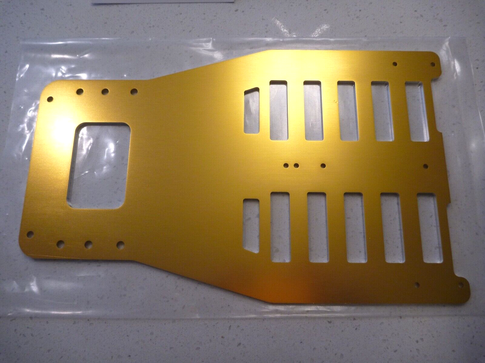 Vintage RC Associated RC10L Aluminum Chassis Only Gold Two-Tone ( Read ...