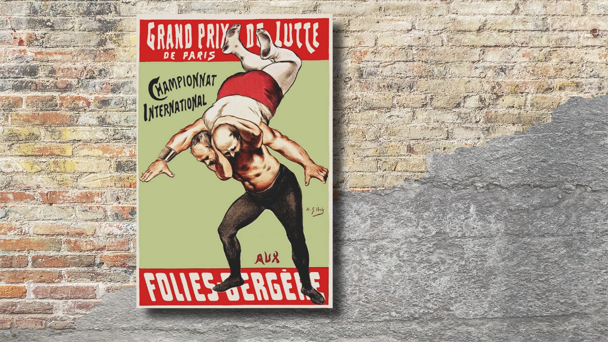 Vintage Strongman Poster Circus Strongman Google Search | Vintage