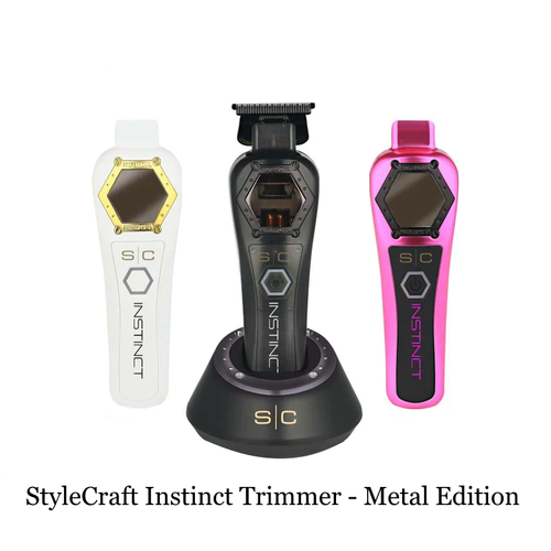 StyleCraft Instinct Metal Edition Clipper & Trimmer Combo Set -Brand ...