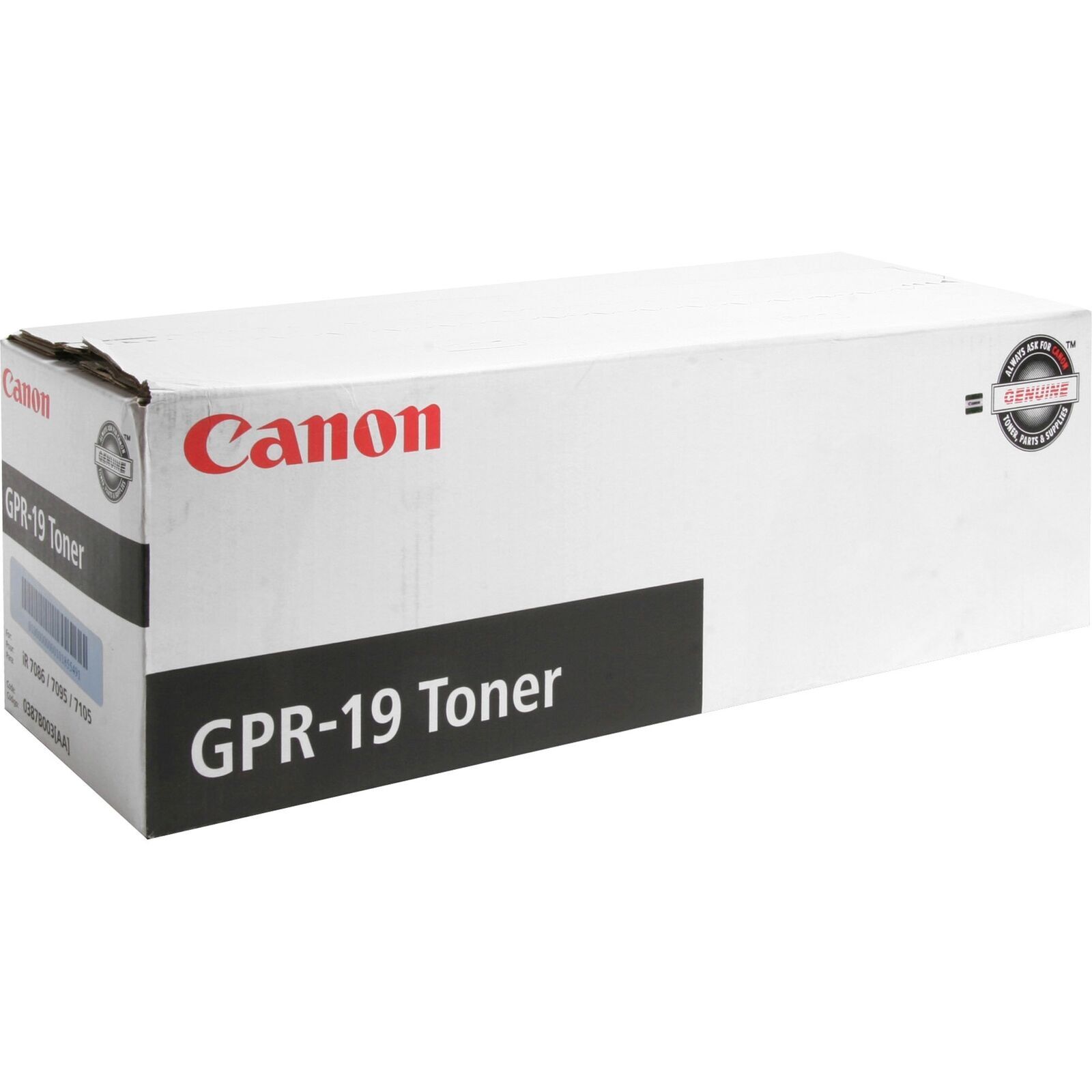 Canon GPR-19 Black Toner Cartridge (‎0387B003) for sale online | eBay