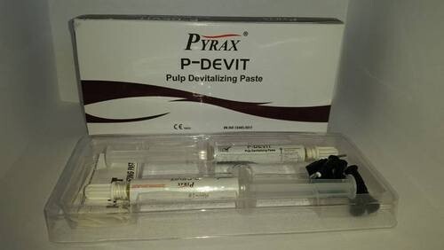 Pyrax P-DEVIT Pulp Devitalizing Paste (Like Voco Depulpin) 2 x 3gm Syr ...