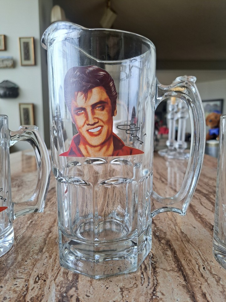 Elvis Presley 5 Piece Pitcher And Mug Set | eBay