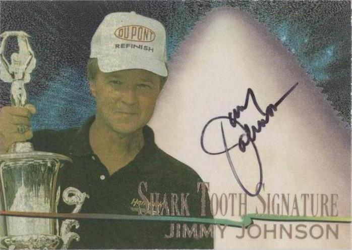 1997 Wheels Race Sharks - Shark Tooth Signatures Jimmy Johnson #ST25 ...