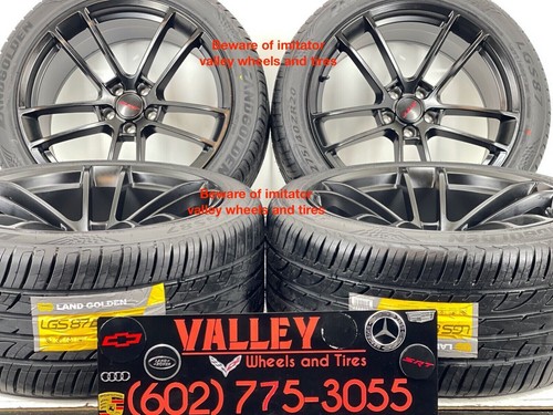 20" DODGE & DEMON SRT HELLCAT STYLE WHEELS TIRES REDEYE BLACK RIMS ...