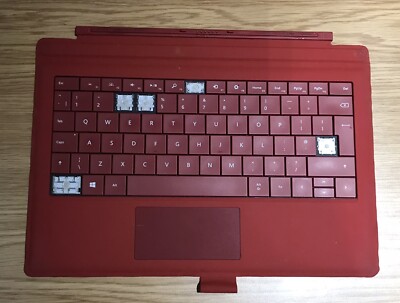 Genuine Replacement Microsoft Surface Pro Red KEYS for Type Cover ...