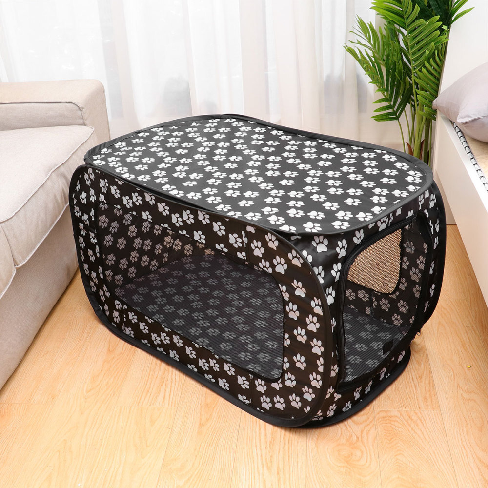 Portable Folding Rectangular Pet Tent Dog Cage Playpen, 54% OFF