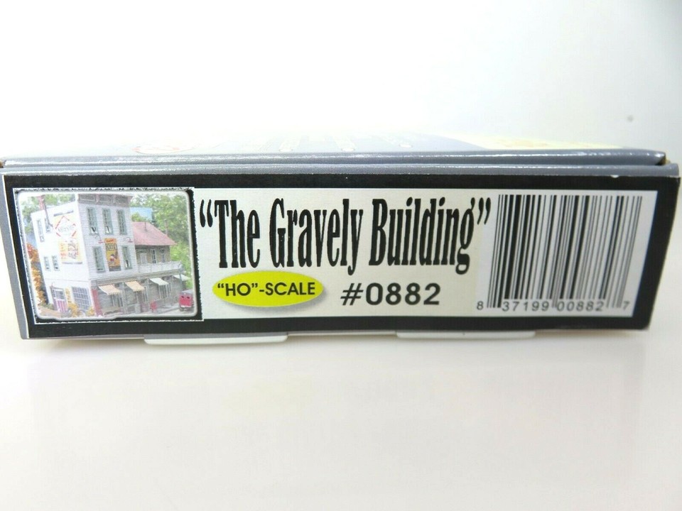 Bar Mills Scale Model Works #882 HO Scale "The Gravely Building" Kit ...