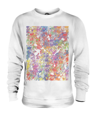 PAINT SPLATTER PATTERN UNISEX SWEATER TOP GIFT WATERCOLOUR PAINT | eBay