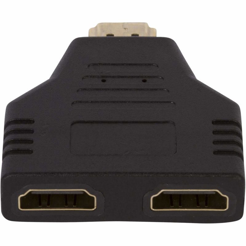 2 - 1X HDMI Male to 2X HDMI Female Y Splitter Switch Adapter Cable ...