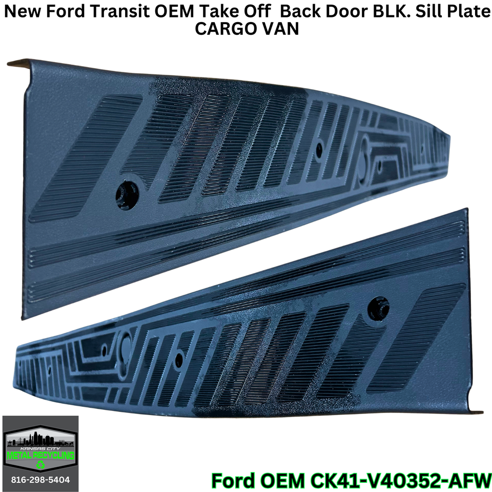 Ford Transit New Take Off OEM Rear Interior Sill Plate for your CARGO ...