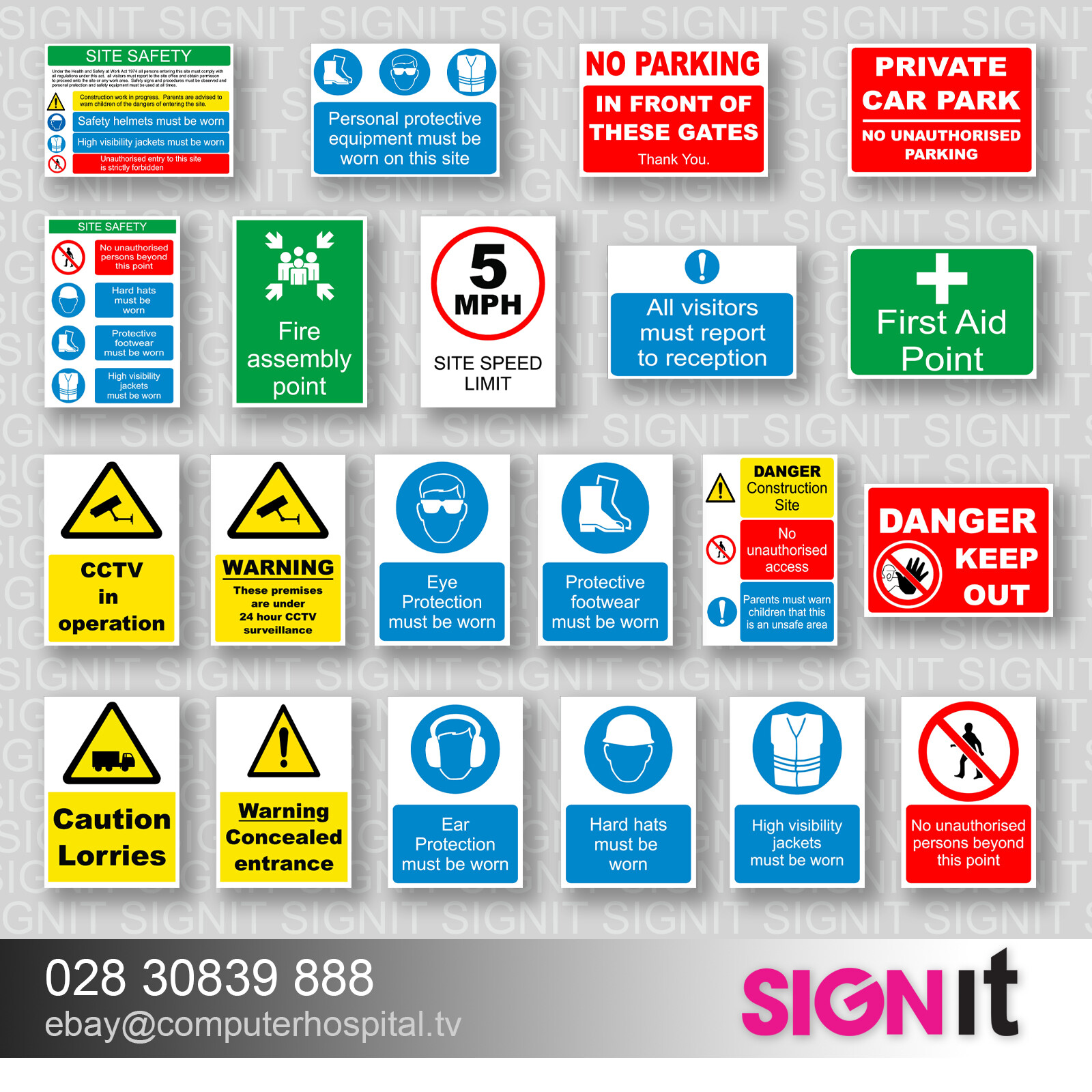 Safety Signs In The Workplace And Their Meanings