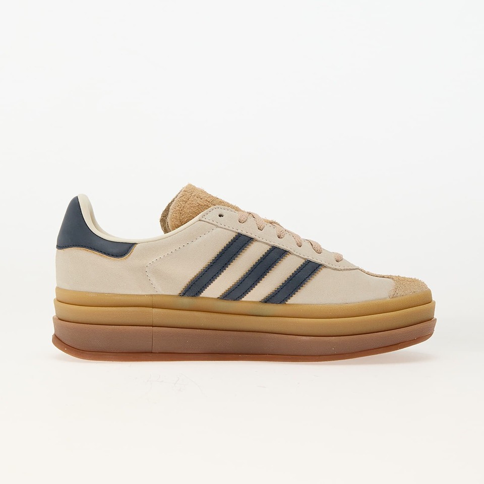 W Adidas Originals Gazelle Bold Cream Night Indigo JQ5126 Casual Shoes ...