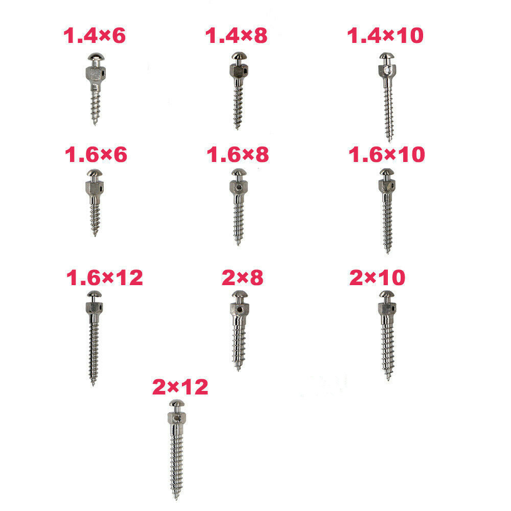 Miniature Screws Chart