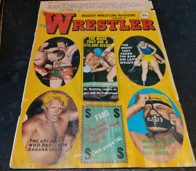 The Wrestler Magazine February 1969 Blackjack Lanza Blassie WWF ...