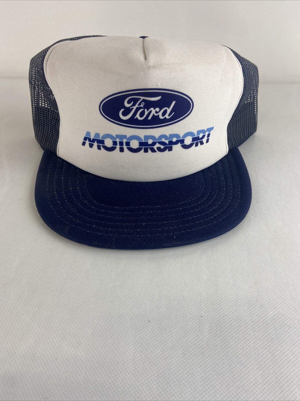 Vintage Ford Motorsports Trucker Mesh Hat Snapback - Gem