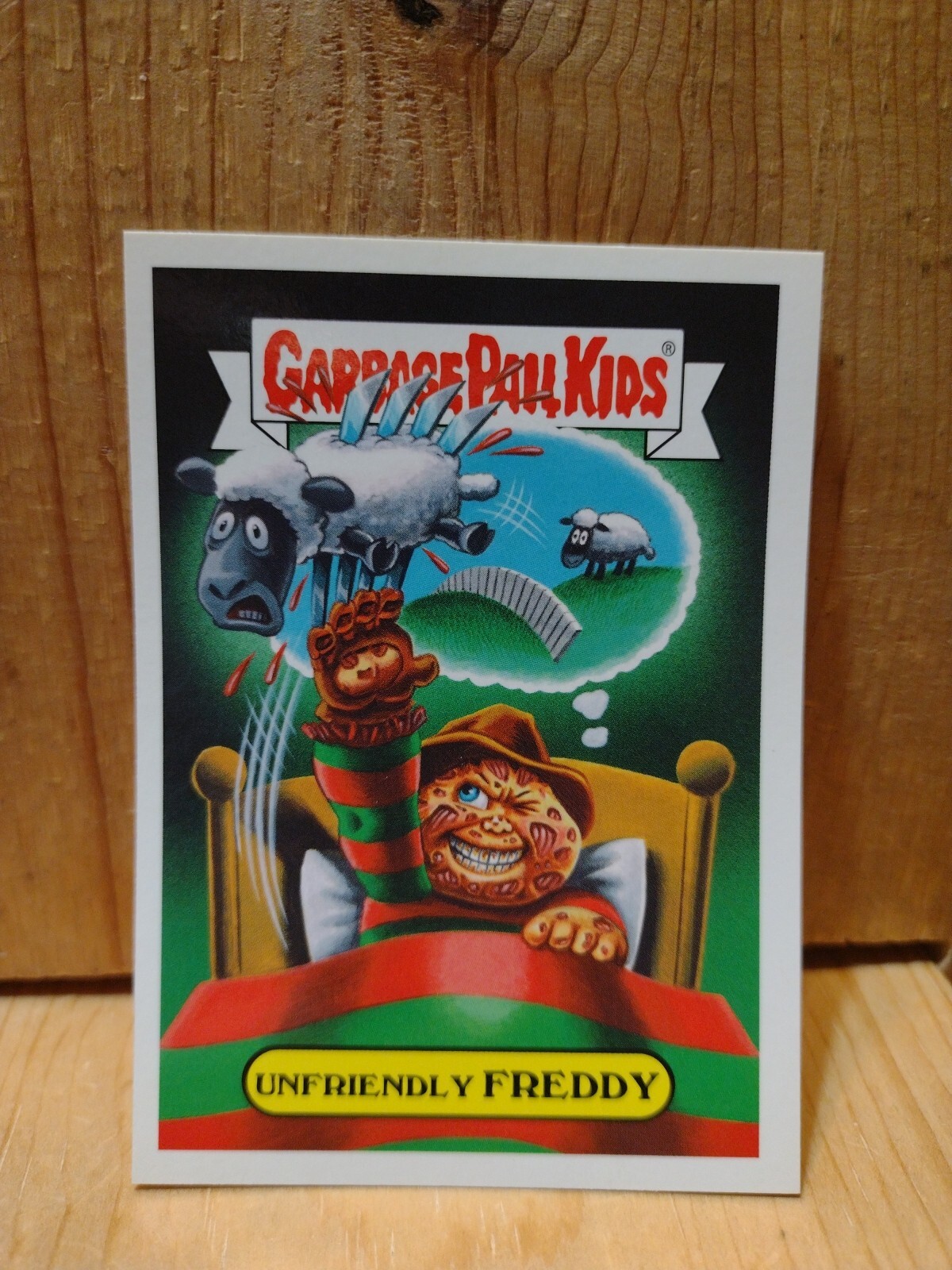 2018 Garbage Pail Kids: UNFRIENDLY FREDDY. '80s HORROR. #5b of 15 GPK18 ...