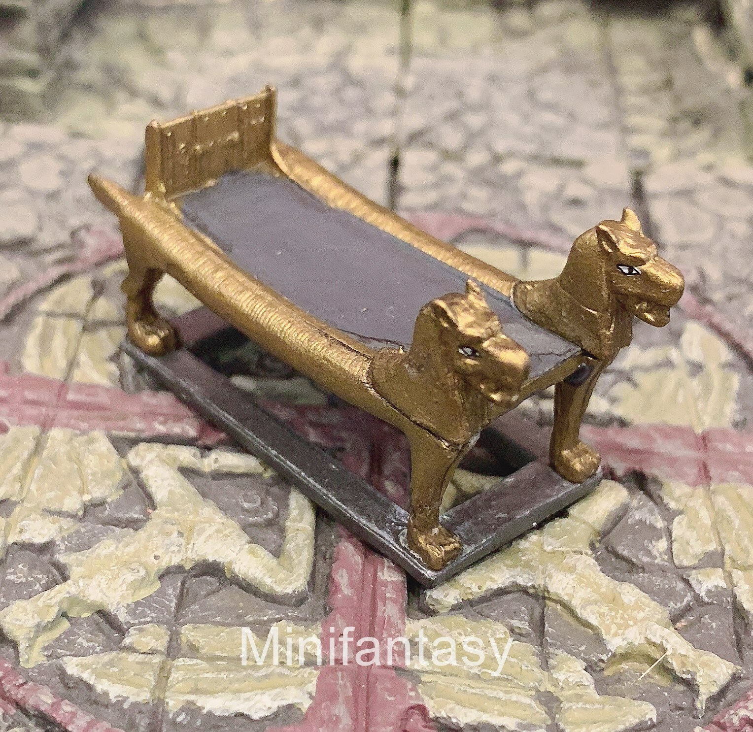 Funerary Bed D&D Miniature Dungeons Dragons Pathfinder Dressing Terrain ...