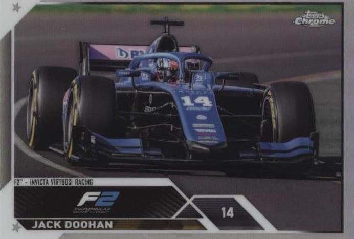 2023 Topps Chrome Formula 1 - F2 Cars Jack Doohan #124 Refractor (RC ...