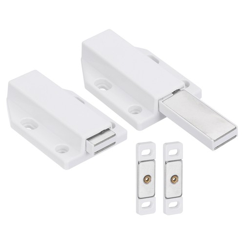 2 Pcs Magnetic Push Latches for Cabinet, 3x1.81 Inch Push to Open Latch ...