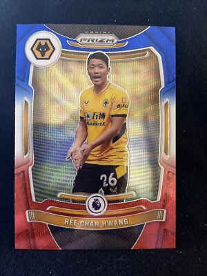 2021-22 Prizm Premier League Red White & Blue Hee-Chan Hwang 57 ...