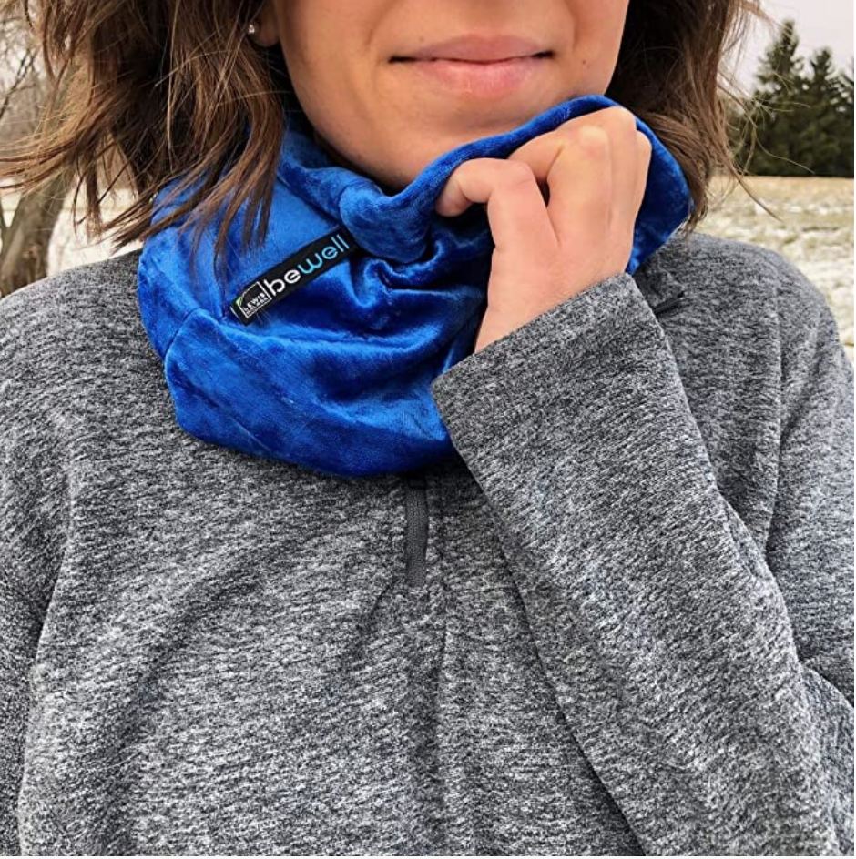 LEWIS N CLARK BeWell Twist Neck Gaiter Face Mask/Buff B556BLU - Blue | eBay