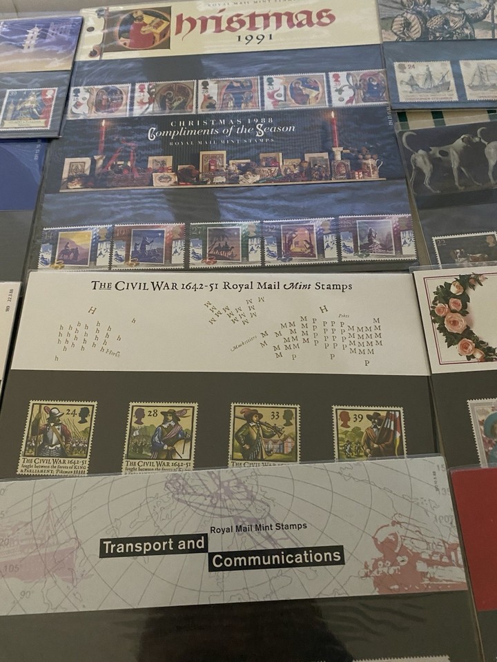 Job Lot Stamp Presentation Packs 23 Packs Royal Mail Mint Condition ...