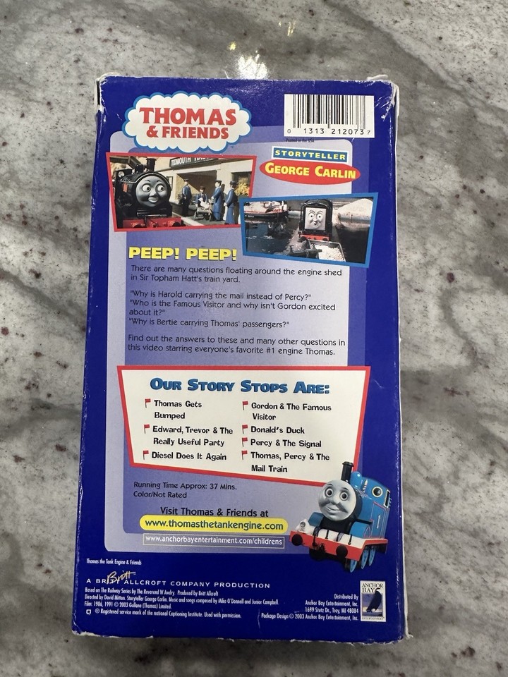 Thomas the Tank Engine & Friends Thomas Gets Bumped VHS 2003 Video Tape ...