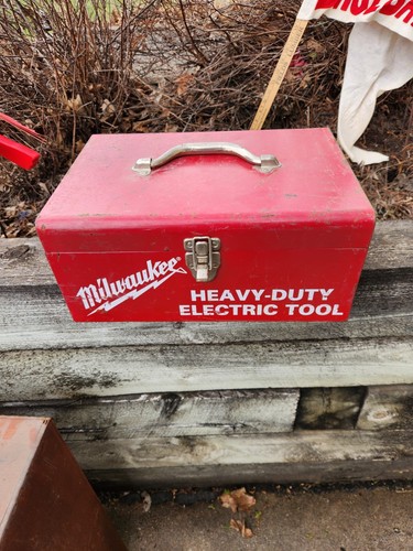 MILWAUKEE Heavy-Duty Electric Tool Box Only - 13 x 8-1/2 x 6 - Steel ...