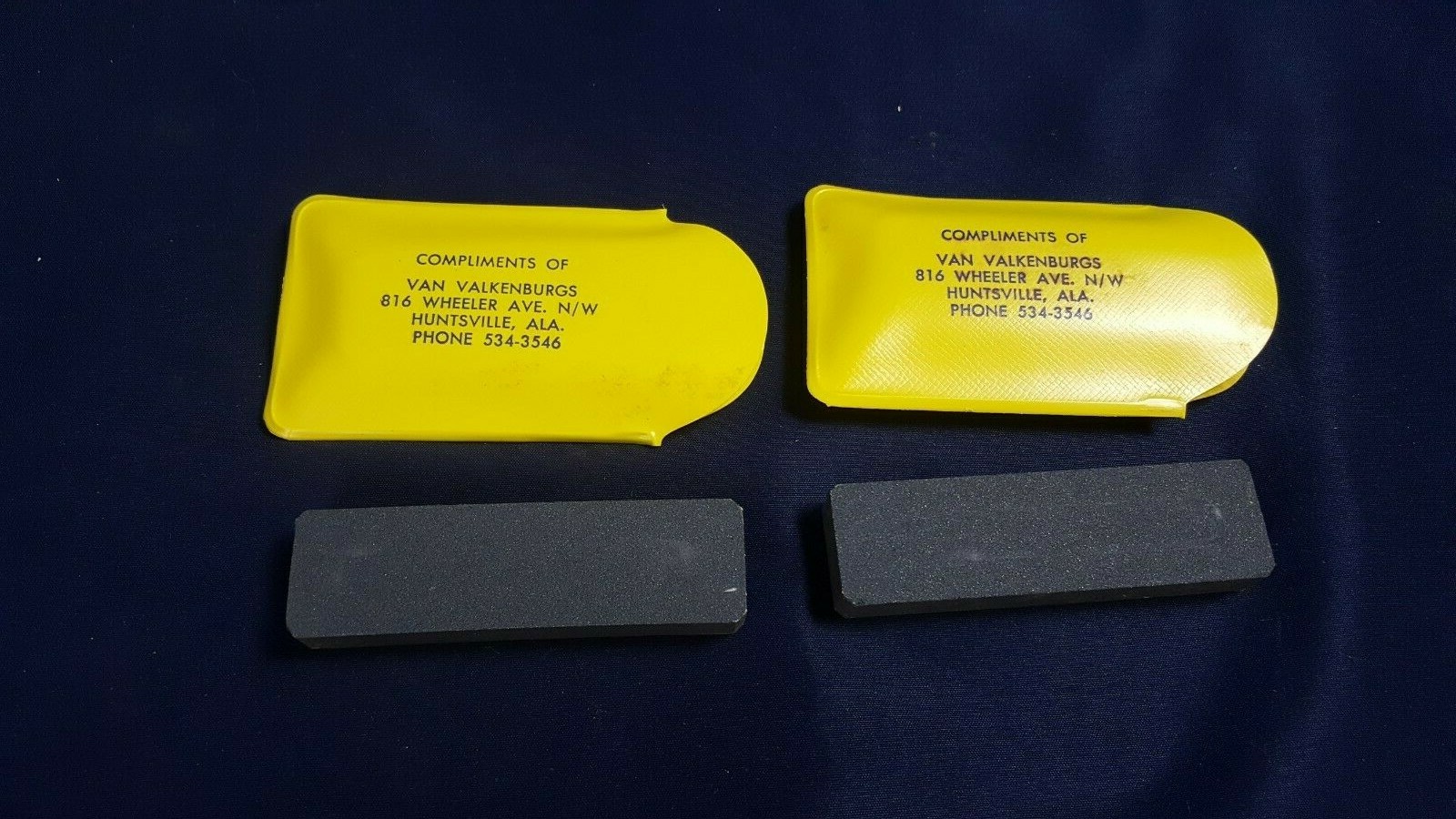 Lot 2 Norton Abrasive Bear Crystolon Pocket Honing Sharpening Stone 3 ...