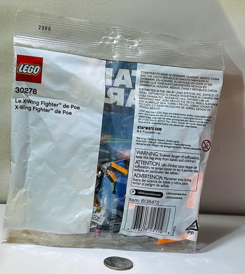 Lego Star Wars # 30278 "Poe's X-Wing Fighter" Retired 2016 NIP . | eBay