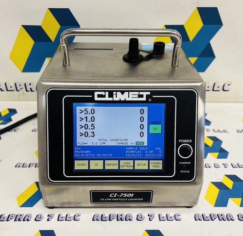 Climet CI-750t Airborne Particle Counter 750t for sale online | eBay