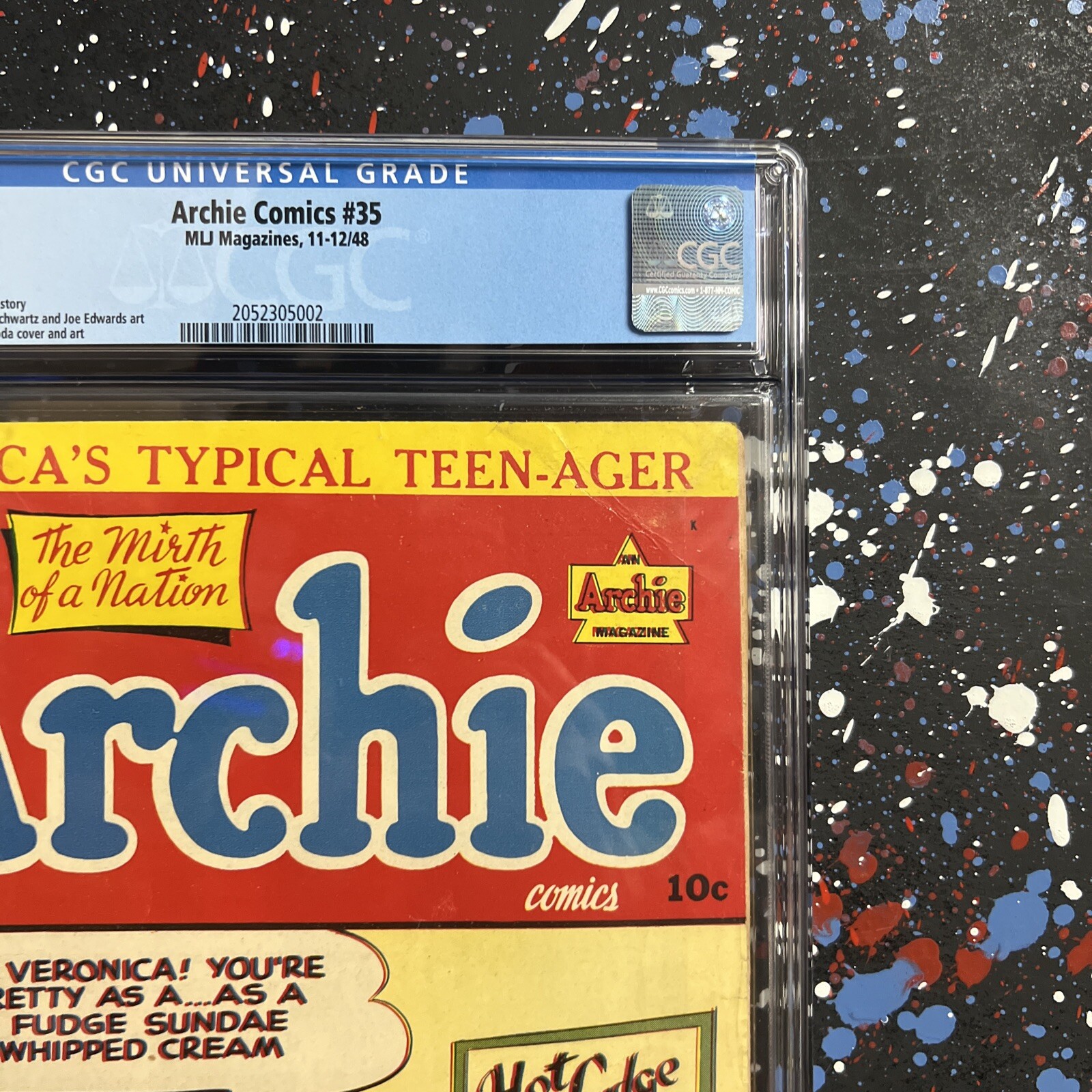 Archie #35 (Nov 1948, MLJ Magazines) CGC GRADED 3.5 - GOLDEN AGE ...