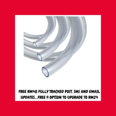 Clear Plastic PVC Hose Tube Pipe Food Grade Fish Car Aquariums Water 2. ...