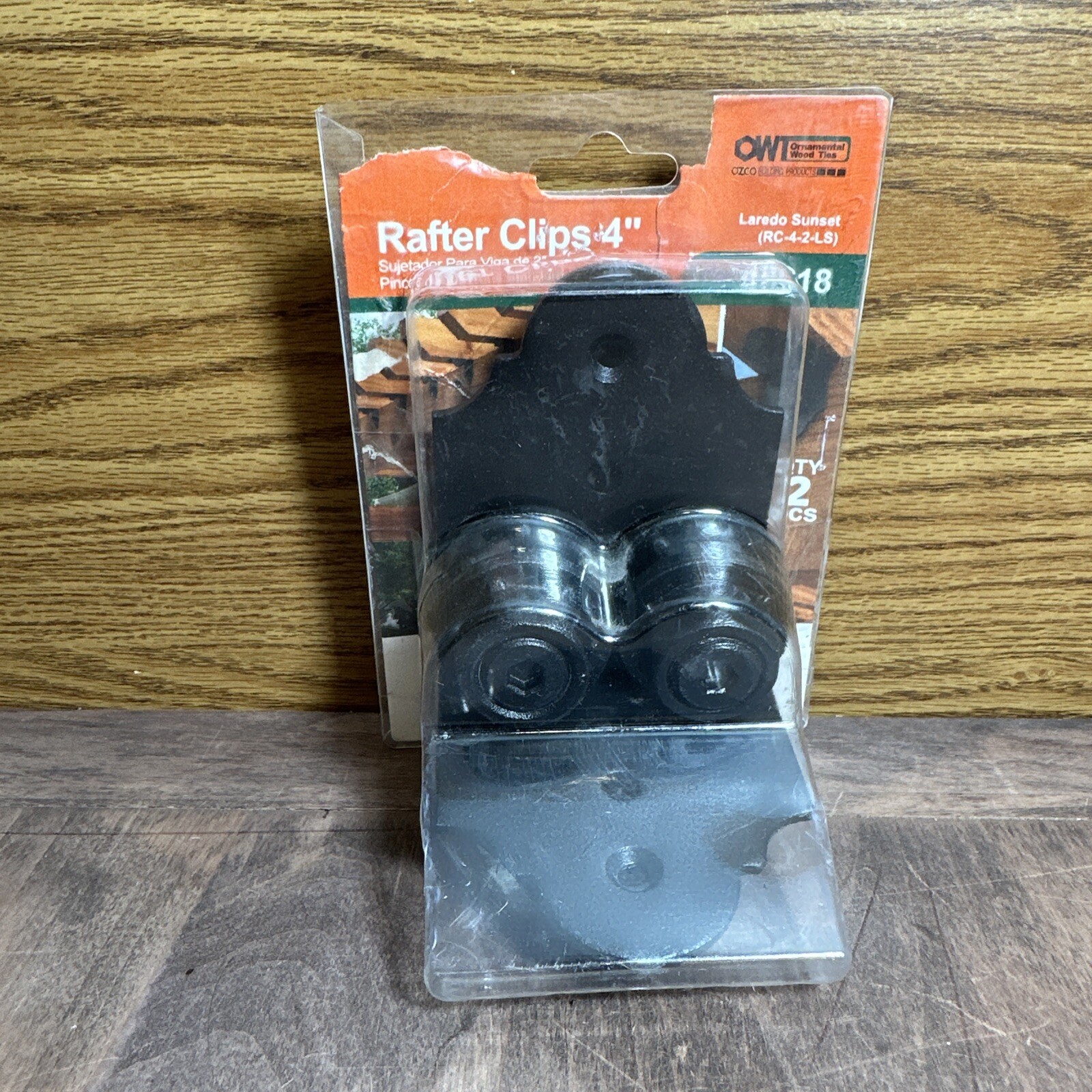 OZCO OWT 46618 Laredo Sunset 4 in. Rafter Clip Angle Brackets 2 Pack | eBay