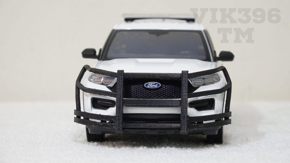 1/24 Scale Custom Wraparound Push Bar - Pushbar for 2022 Motormax Ford ...