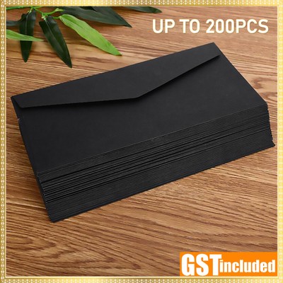50-200PCS Black Paper Envelopes Premium Quality Envelopes 115mmx80mm ...