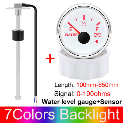 100mm-1000mm Marine Boat Water Level Sending Unit Tank Sender Sensor 0 ...