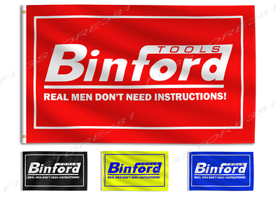 Binford tools Banner Flag 3X5 Ft Tools Products Box Garage Shop Wall ...