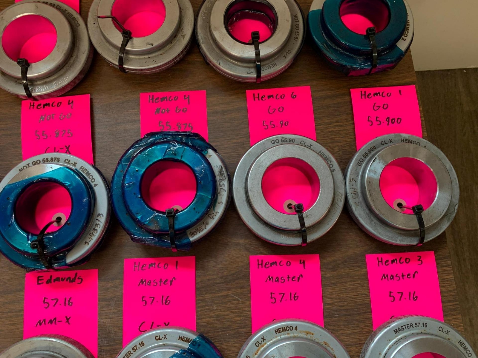 50mm to 60mm Bore Gage Master Setting Ring, Gauge, Class X, Hemco, GSG ...