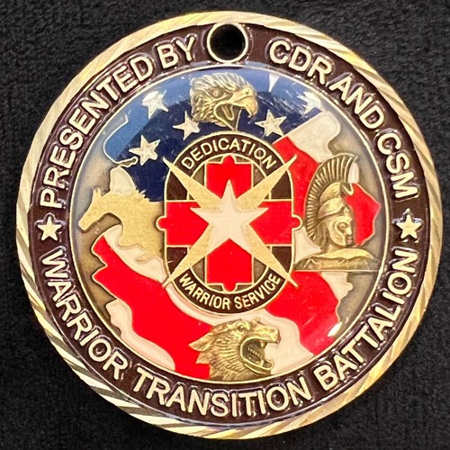 Warrior Transition Battalion Commander & CSM Challenge Coin | eBay