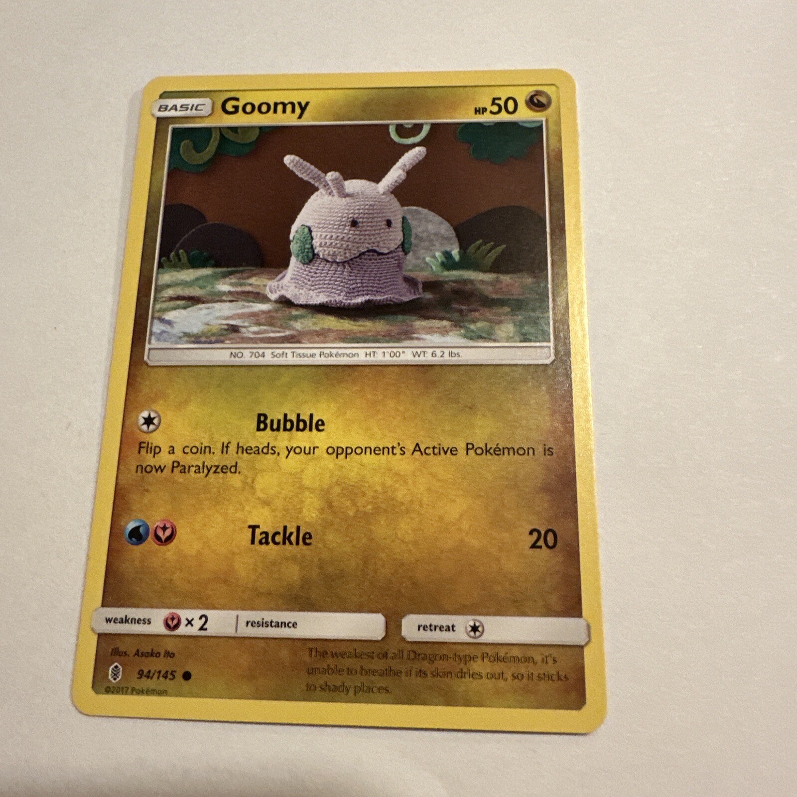 Goomy 94/145 - Guardians Rising - Common - Pokemon Card TCG - LP/MP | eBay