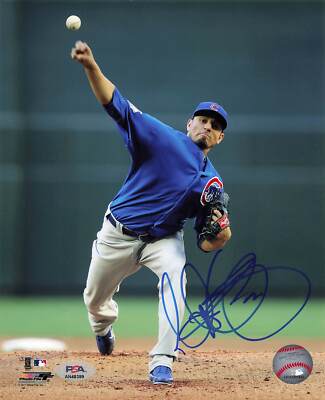Matt Garza Cubs Signed 8x10 Photo Autograph PSA/DNA AN48399 | eBay