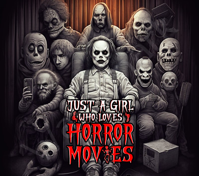 A Girl Who Loves Horror Movies 20 oz tumbler, Optional Bluetooth ...