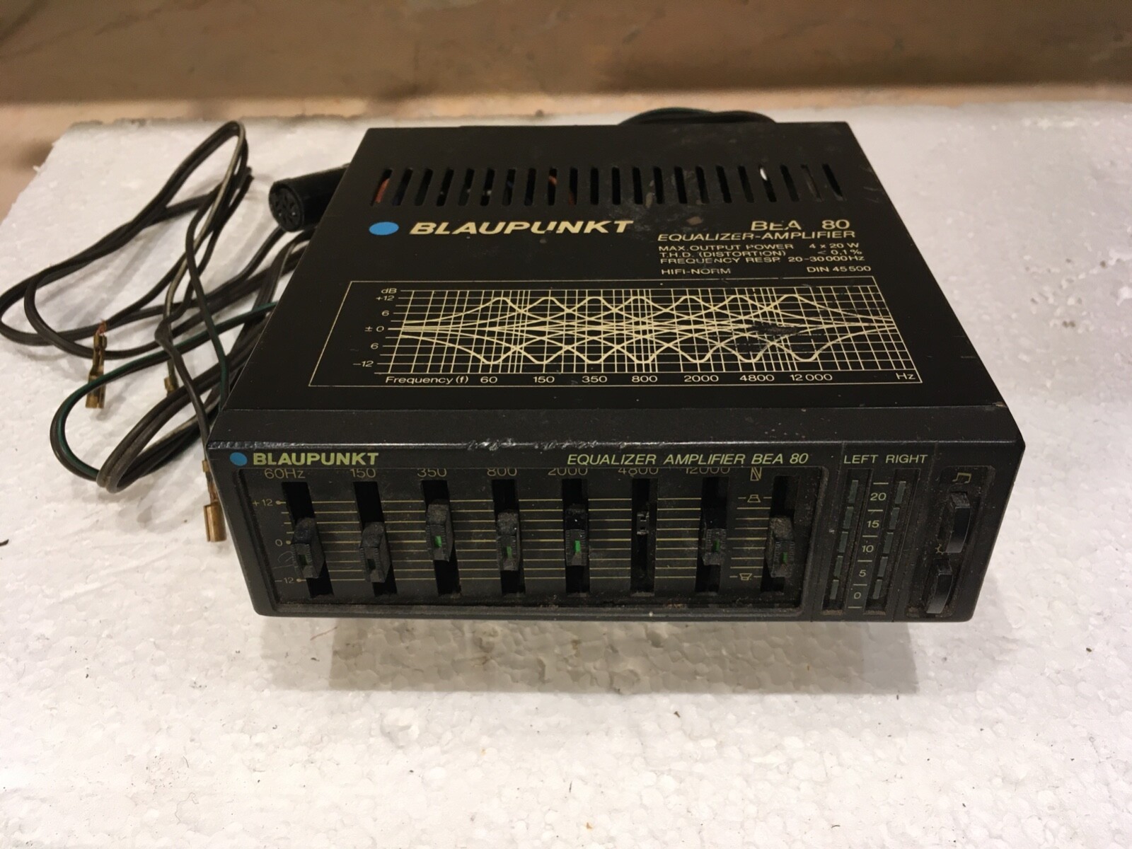 Blaupunkt amplifier BEA 80 equalizer vintage | eBay