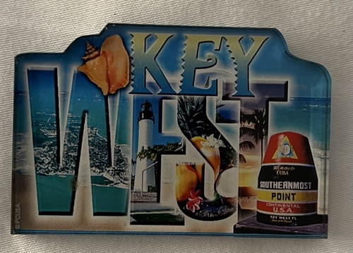 Key West Florida Southernmost Point Fridge Souvenir Refrigerator Magnet ...