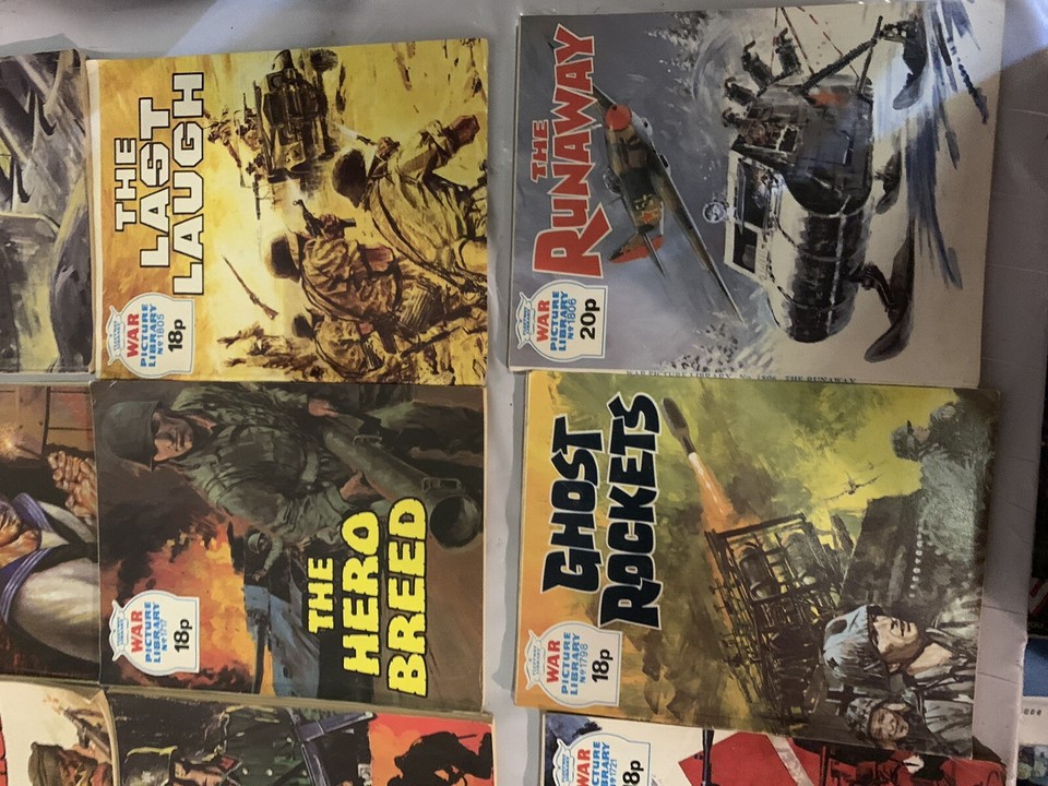 Fleetway Library - War Picture Library Job Lot 25 Issues 1967-1984 ...