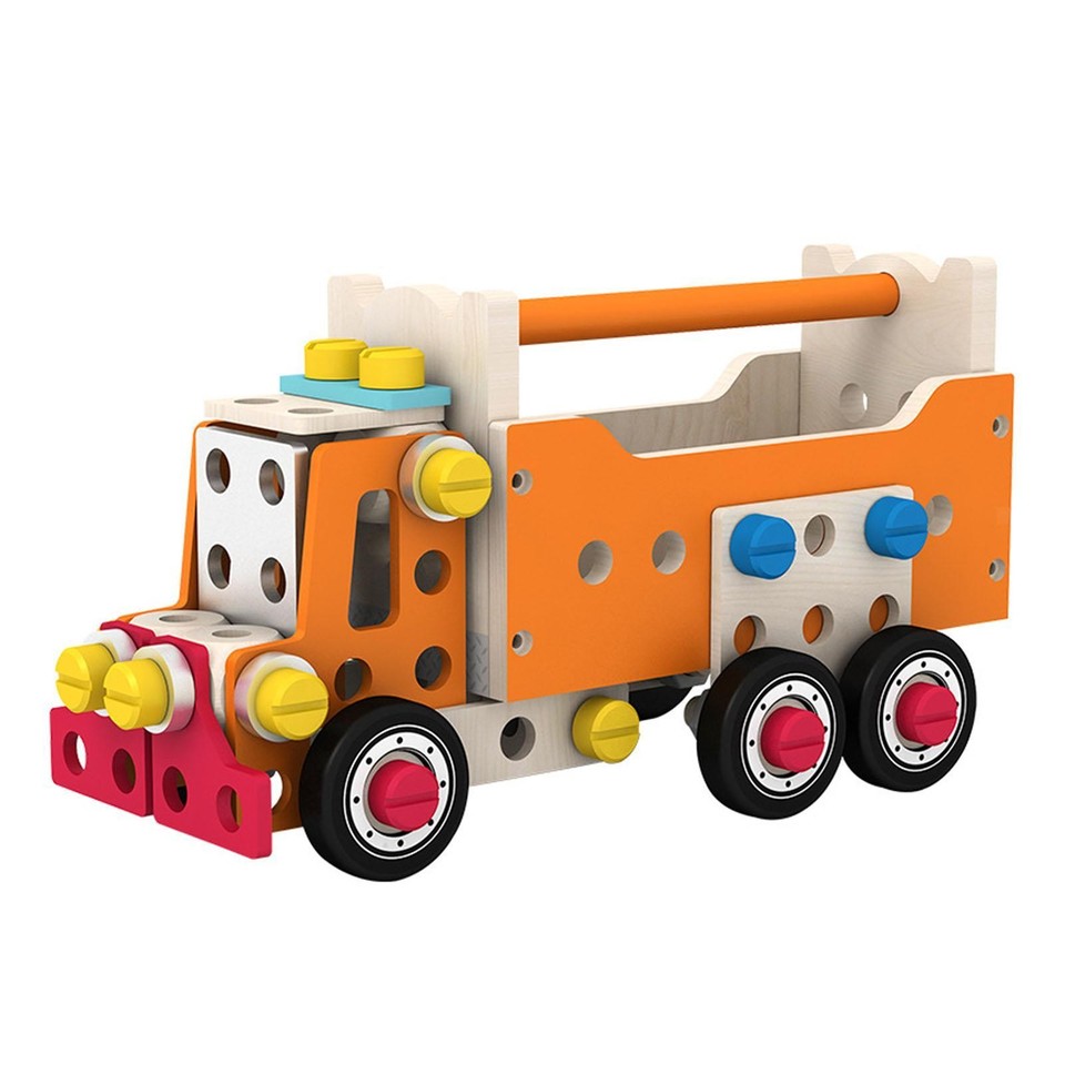 Wooden Tool Set for Kids Educational Funny Creative Learning Toy Busy ...