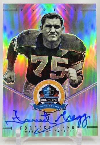 Forrest Greg 2013 Panini Hall Of Fame Autograph On Card Auto /50 ...