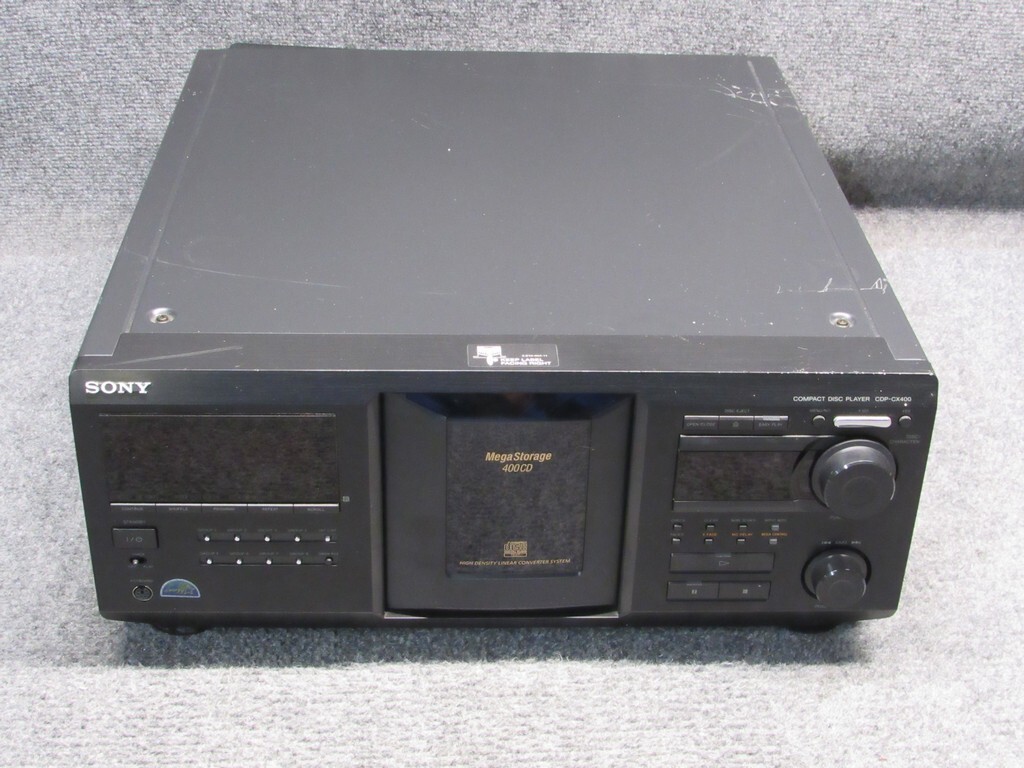 Sony Model CDP-CX400 400CD 400-Disc CD Carousel Changer/Player Stereo ...